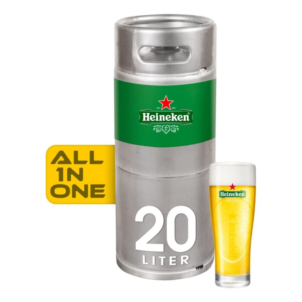 Heineken Bier Fust 20 ltr (All in One) – De Stage BV