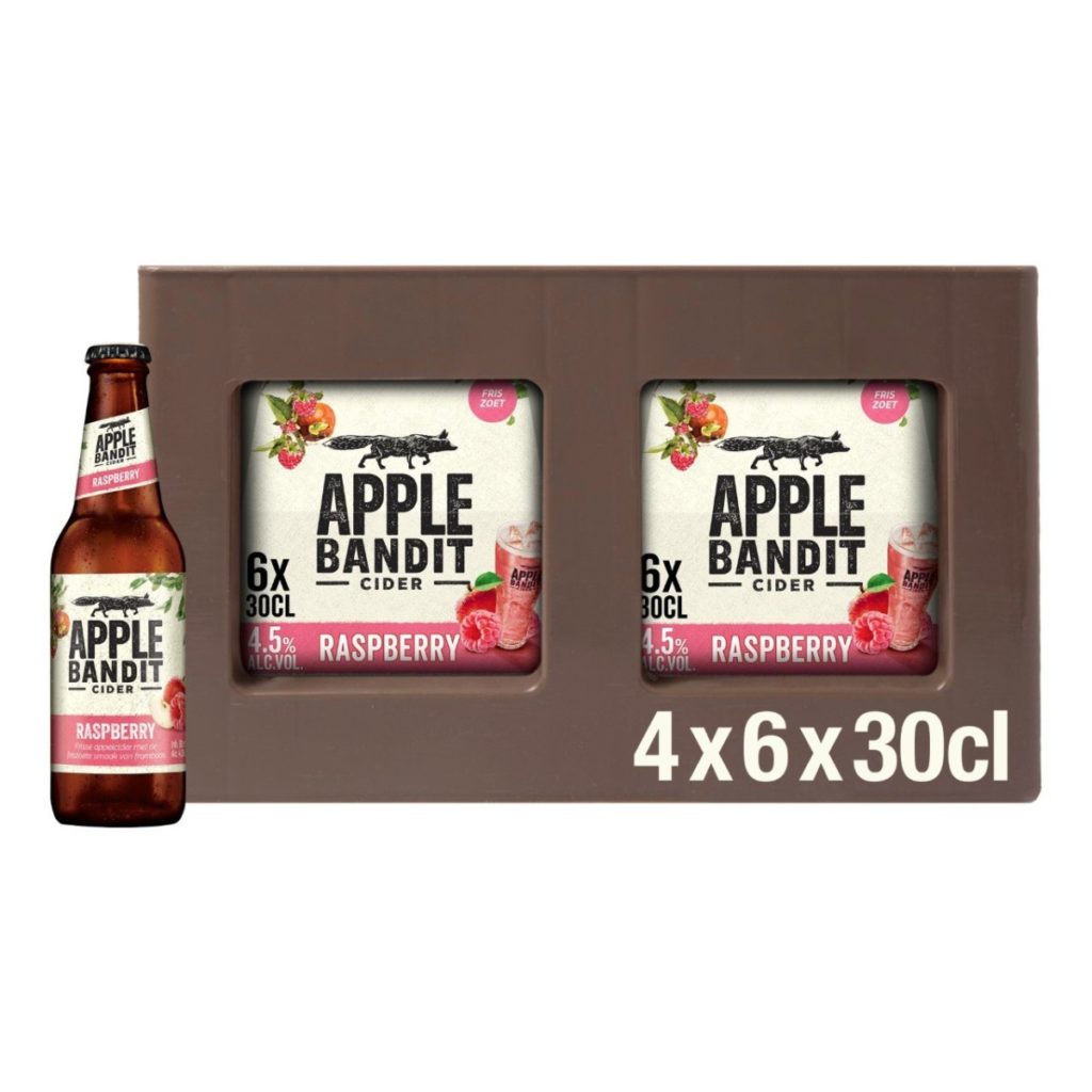 Apple Bandit Raspberry 24 x 30 cl (krat) – De Stage BV